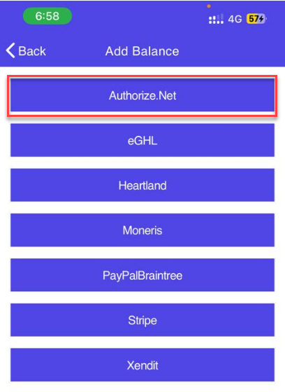 Authorize Net (Mobile)
